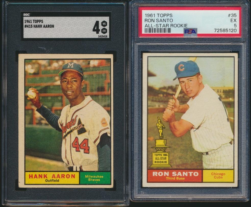 1961 Topps Baseball Mid to High-Grade Complete Set Group Break #12 (li ...