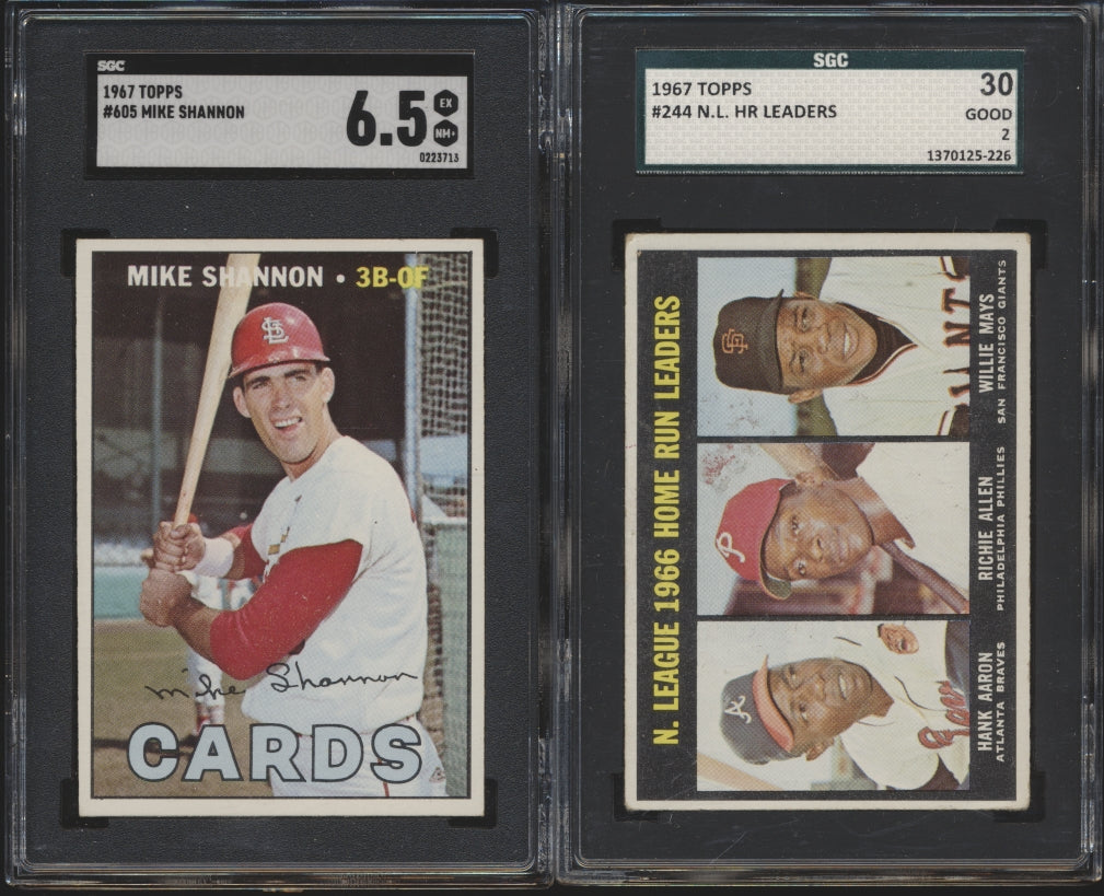 1967 Topps Baseball Low to Mid-Grade Complete Set Group Break #9 (Limi ...