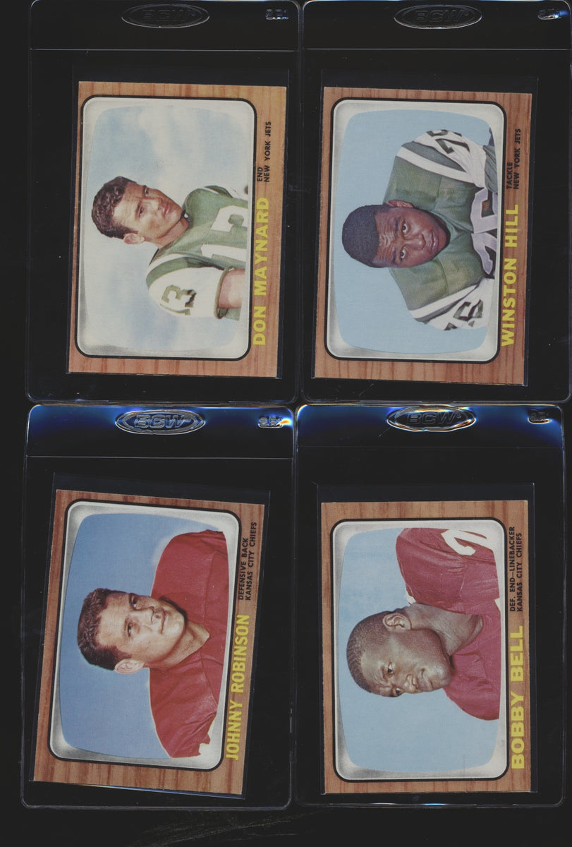 1966 Topps Football Low to Mid-Grade Complete Set Group Break #1 ...