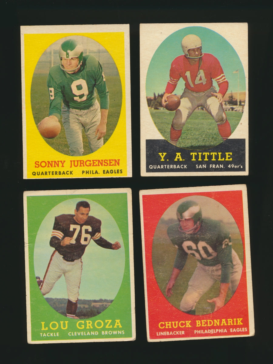 1958 Topps NFL LOW GRADE Complete Set Group Break #5 (Limit 10 ...