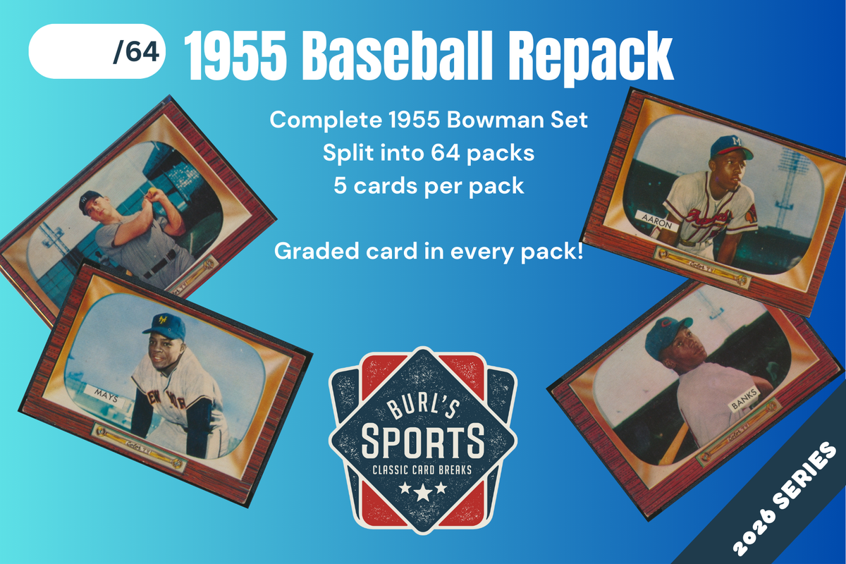 1955 Bowman Baseball Set Break Repack ~ Burl's Classic Cardboard (Pre ...