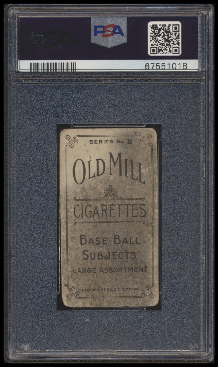 1910 Old Mill Cigarettes T210-8 Percy Wilder PSA 1 PR – BurlsSports