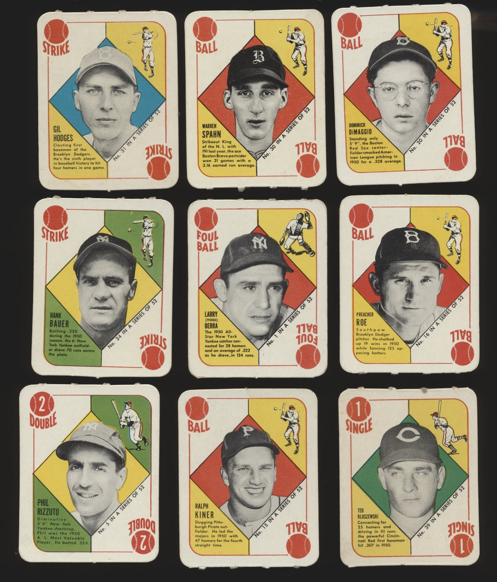 1951 Topps Red Back Baseball Complete Set Group Break #1 (52 total car ...